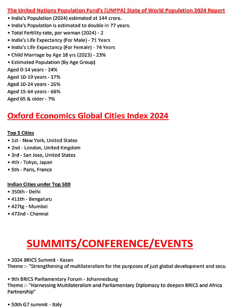 Super CA Summits, Conferences, Events From July 2023 To August 2024 | PDF