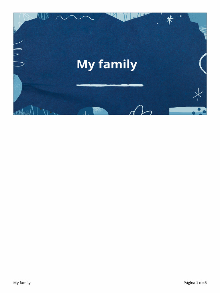 My Family | PDF