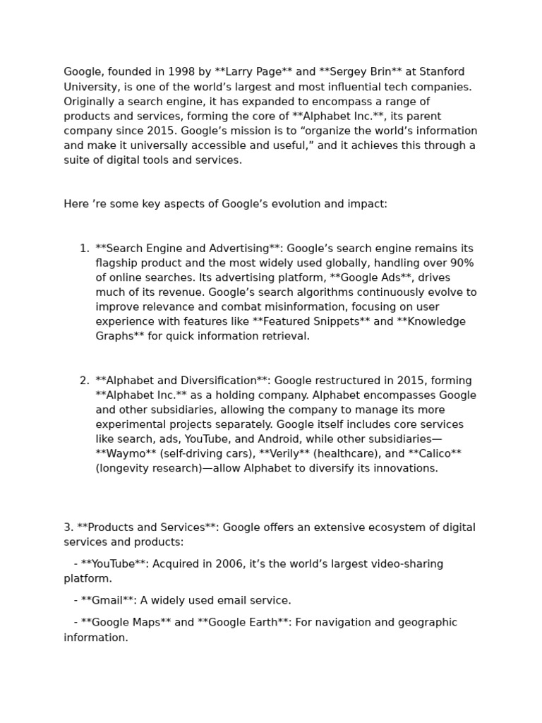 Document PDF Alphabet Inc Social Media