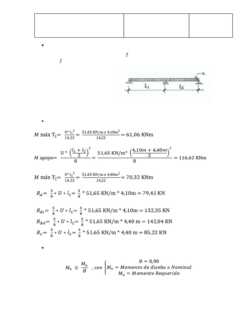 2) Dimensionamiento Viga Continua - Ing. Balangero | PDF | Mecánica | Ingeniería mecánica