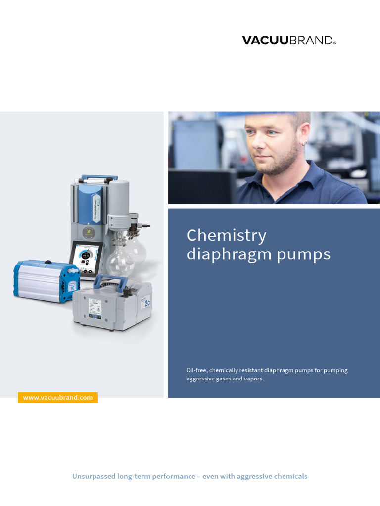 Chemistry Diaphragm Pumps Brochure EN | PDF | Vacuum | Pump