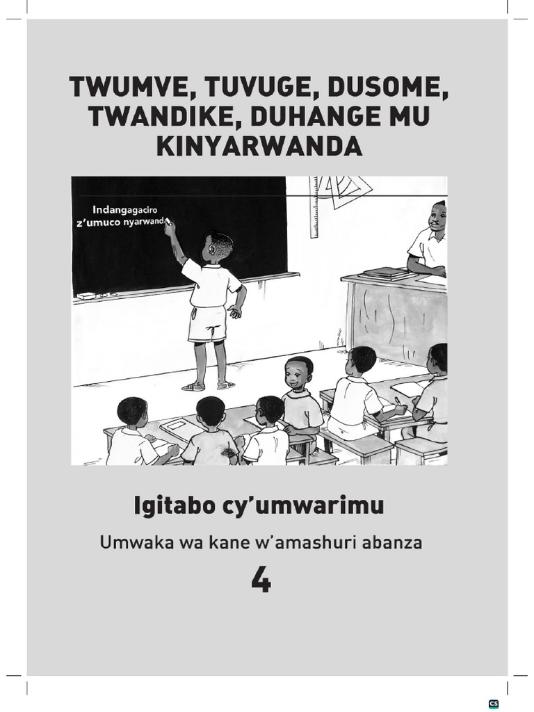 Ikinyarwanda P4 TG | PDF