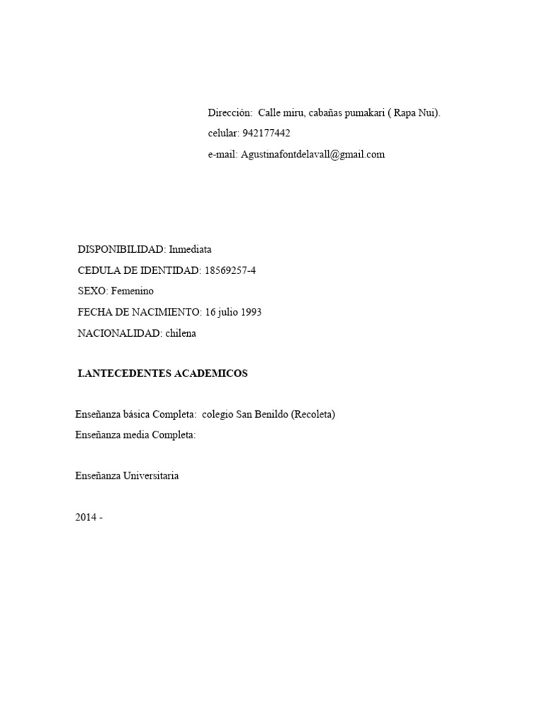 CV Leslye Jaraf 2 | PDF