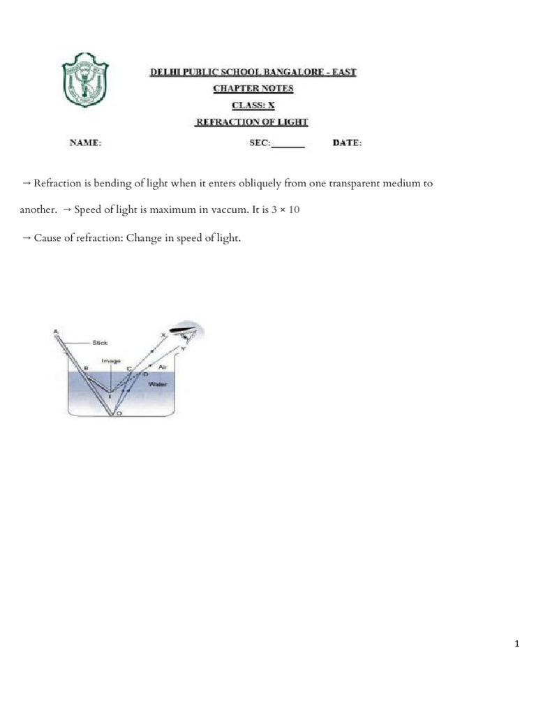 2 | PDF | Refractive Index | Refraction