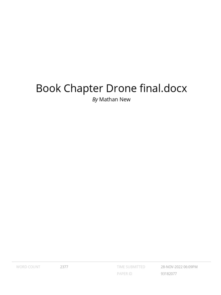 Drone Technology Insights and Applications | PDF