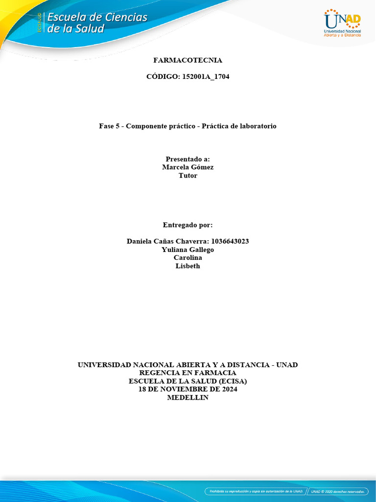 Informe Final laboratorio | PDF