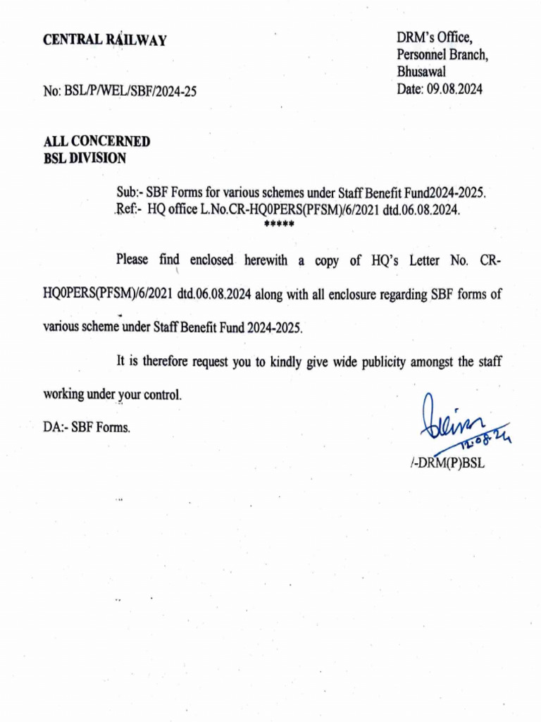 SBF Forms of Various Schemes 2024-2025 | PDF