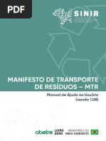 SIGOR Módulo MTR Guia Rápido | PDF | Desperdício | Fazer login