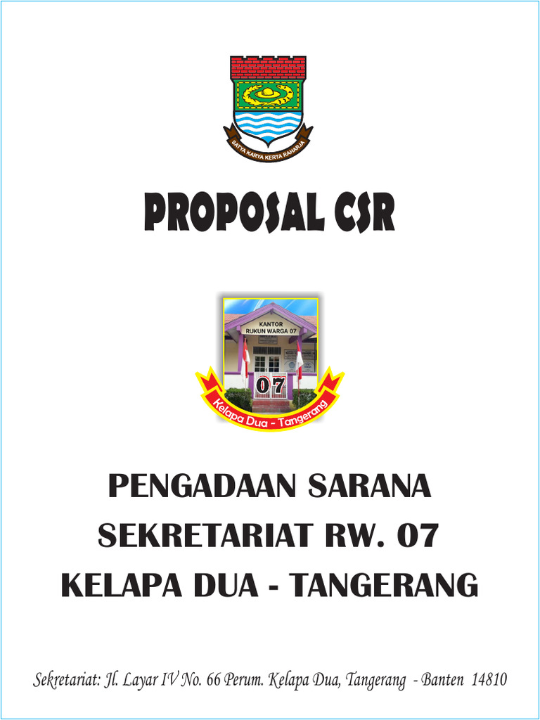 Cover Proposal CSR | PDF
