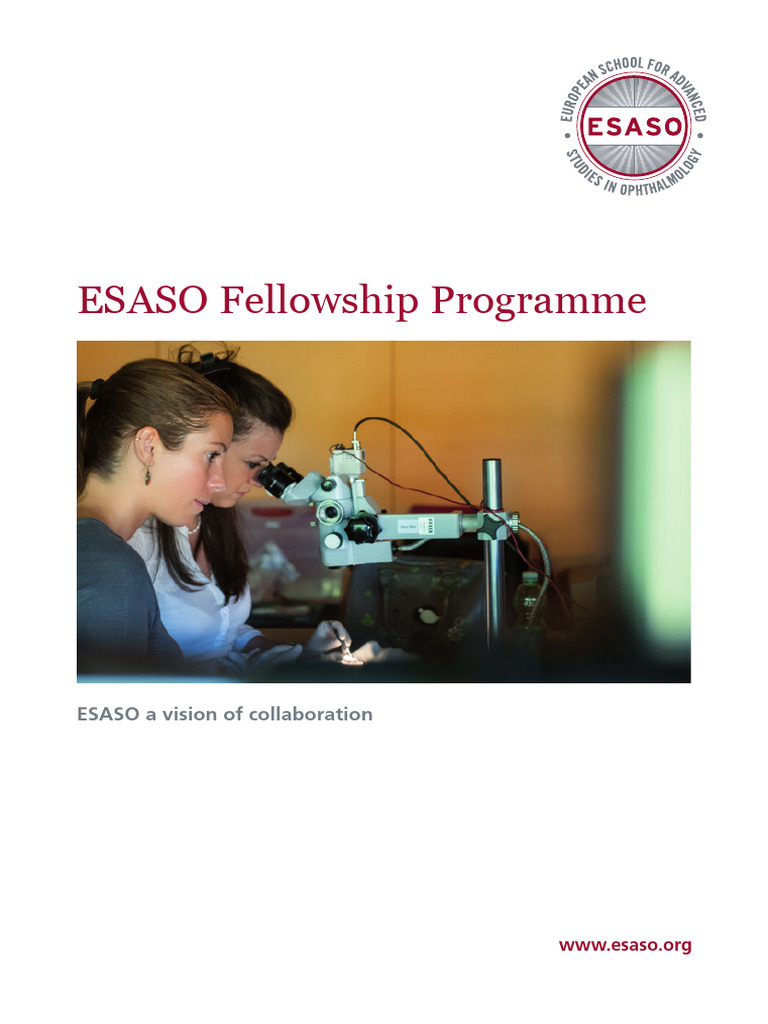 28 1309 01-ESASO Fellowship Pro Web | PDF | Cornea | Ophthalmology