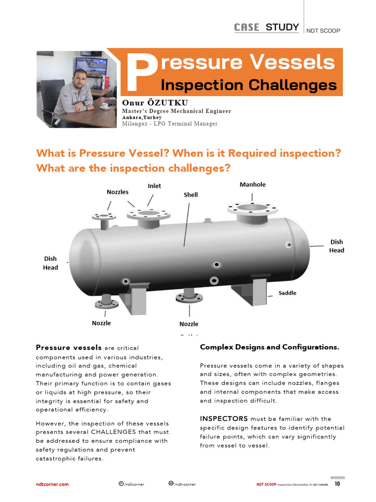 Pressure Vessel Inspection Challenges | PDF | Nondestructive Testing ...