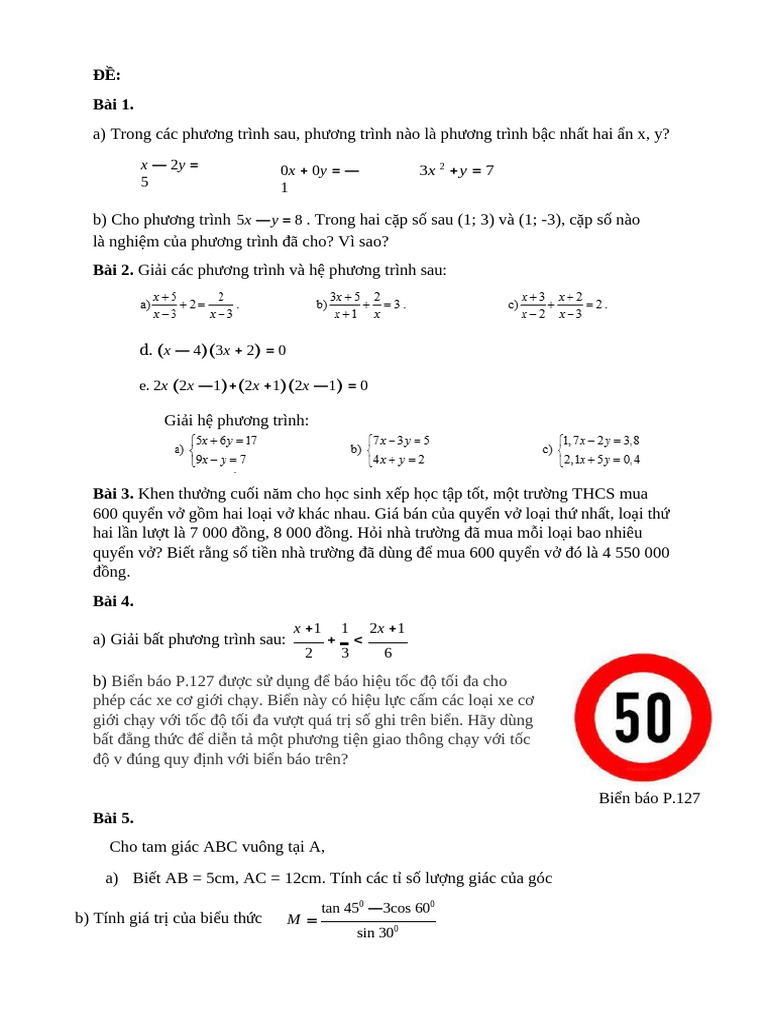 Tham KH o Toán 24 25 | PDF