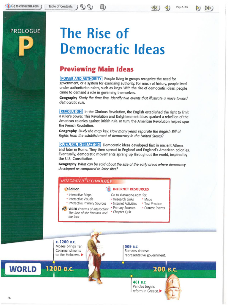 The Rise of Democratic Ideas | PDF