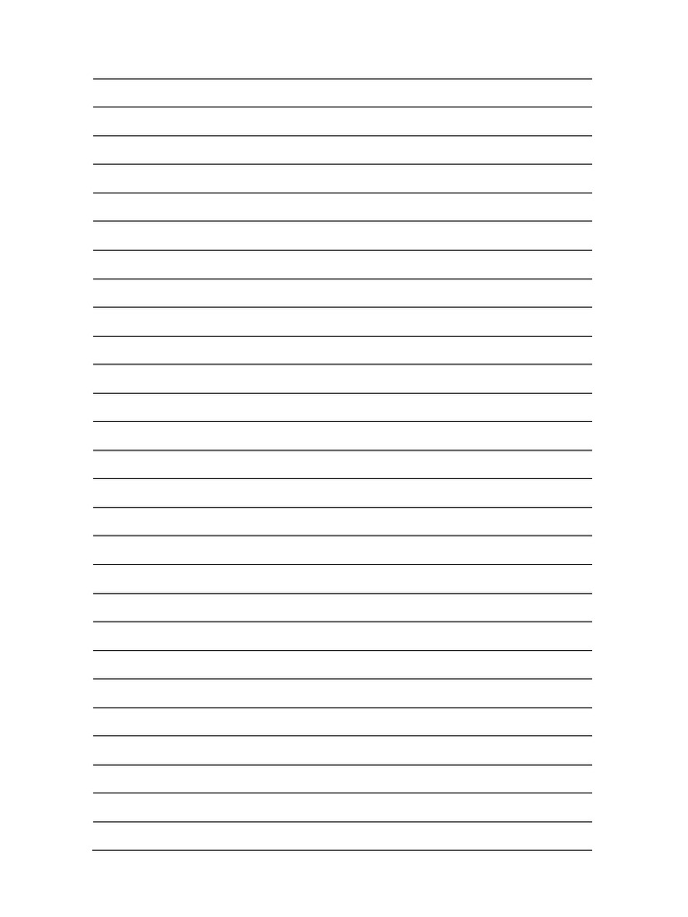 Plantilla para Escribir Recto | PDF