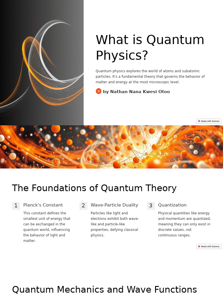 What Is Quantum Physics | PDF | Quantum Mechanics | Quantum Entanglement