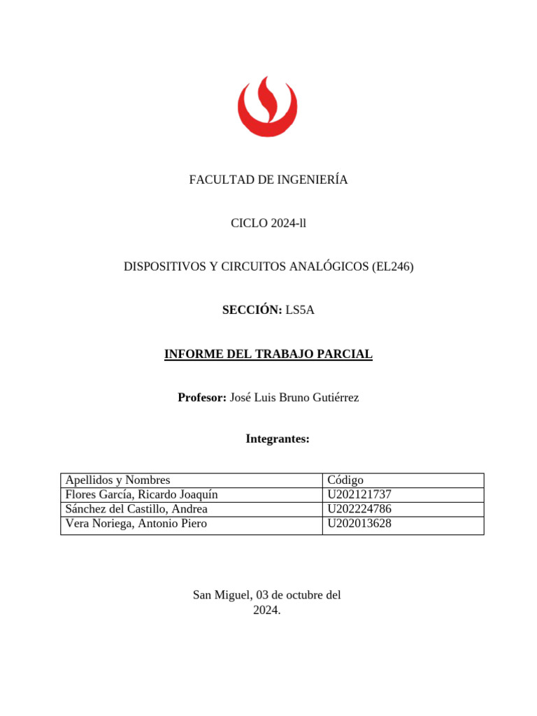 Informe TP Dispo 2024-2 | PDF | Rectificador | Fuente de alimentación
