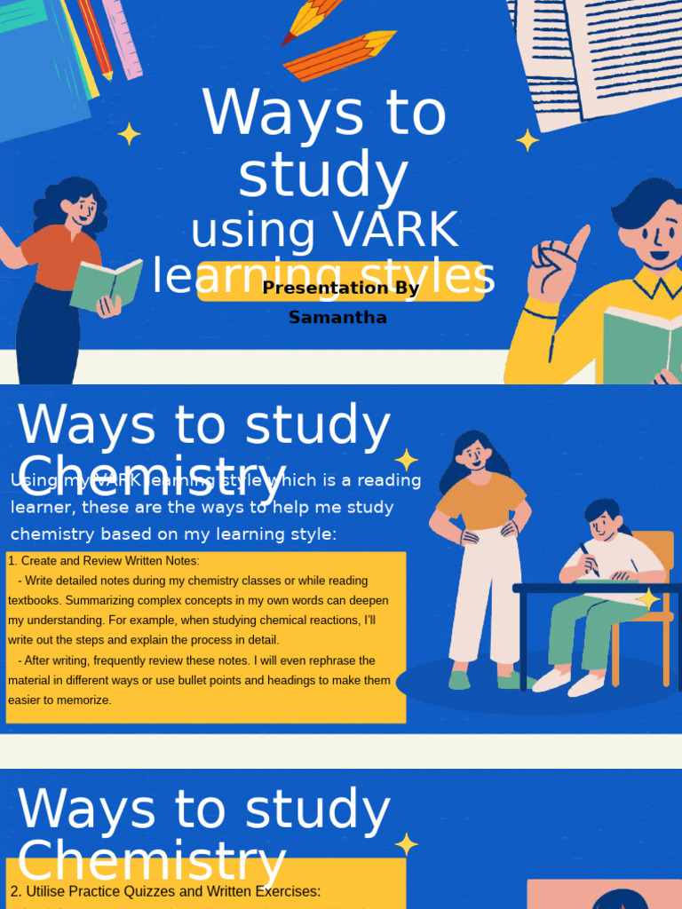 Ways To Study - PPTX 2 | PDF | Career & Growth
