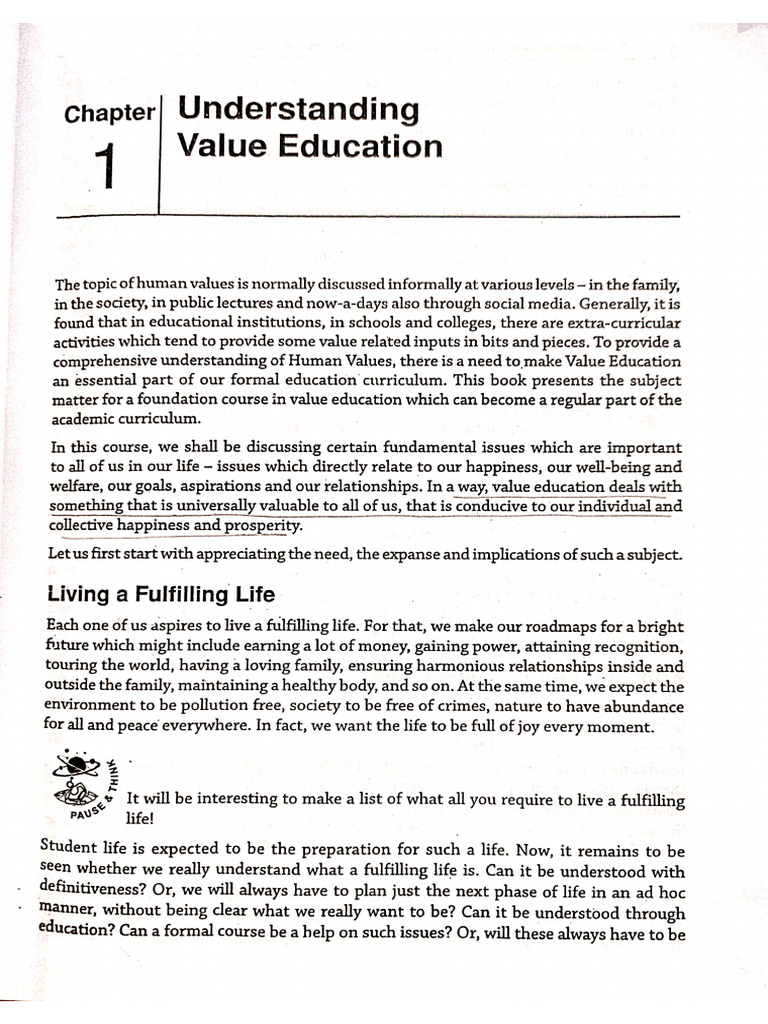 HVPE - Understanding Value Education | PDF