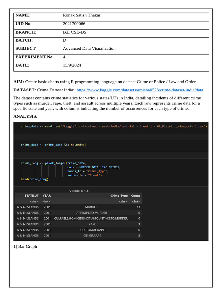 R Programming: Crime Data Visualization | PDF | Social Science