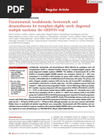 Myeloma VRD Protocol UPTODATE | PDF | Chemotherapy | Multiple Myeloma
