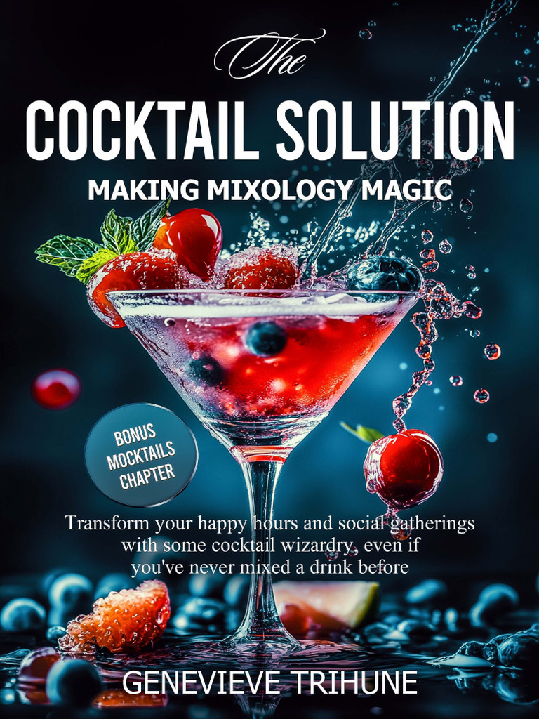 Watermark- the Cocktail Solution | PDF | Cocktails | Martini (Cocktail)