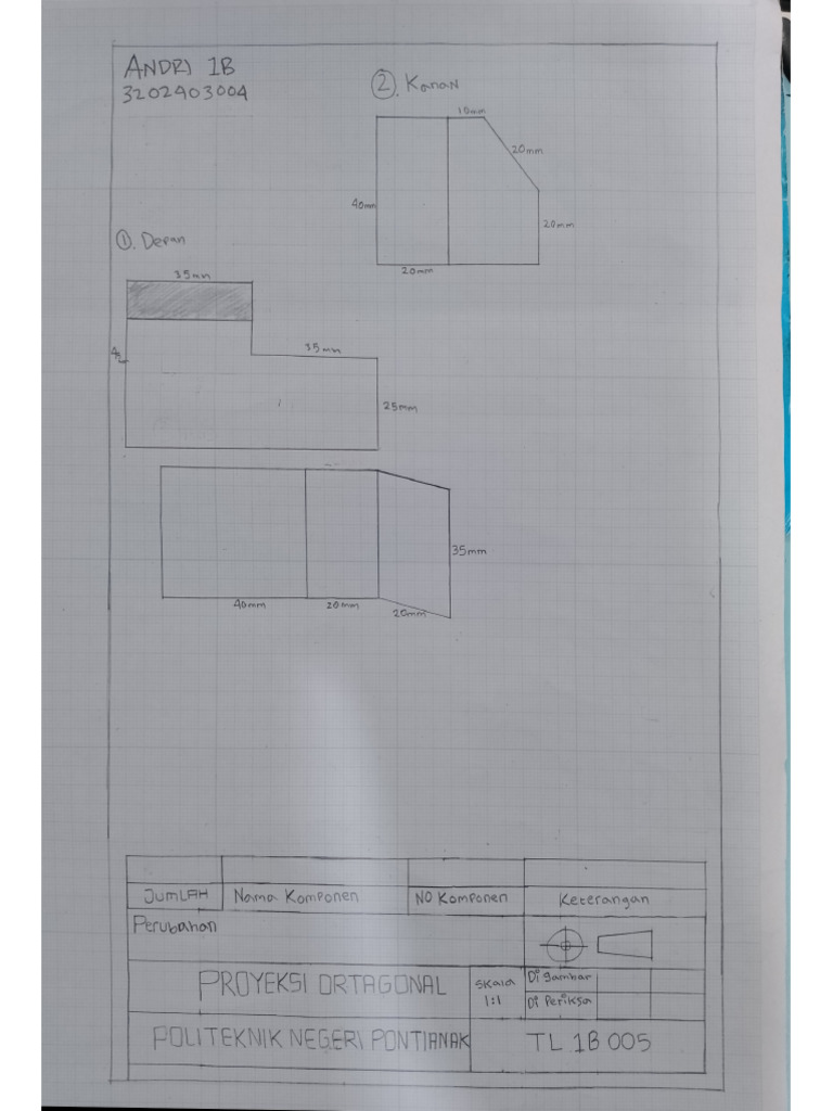 Proyeksi Ortagonal | PDF