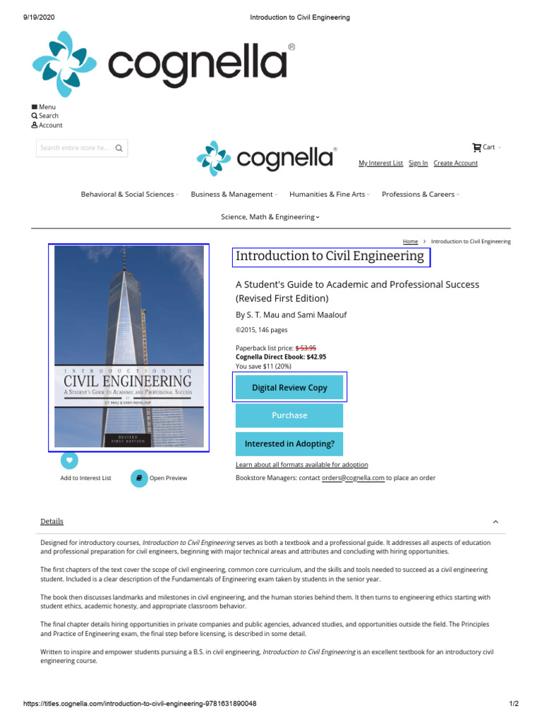 Introductionto Civil Engineering | PDF | Textbook