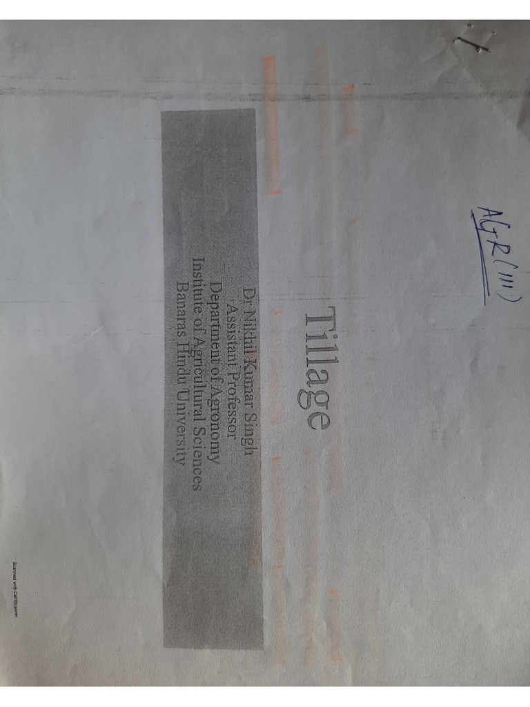 Tillage | PDF