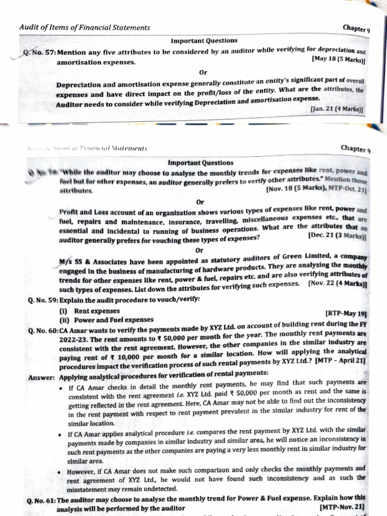 Audit of Items of FS Part 2 | PDF | Dividend | Valuation (Finance)