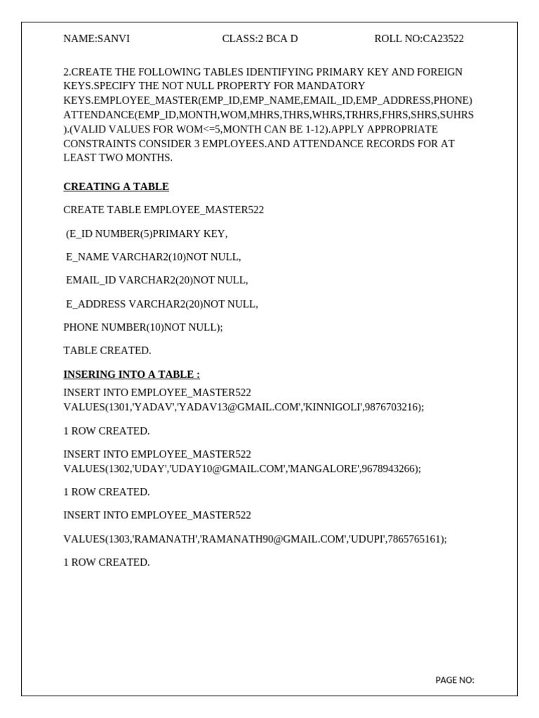 SANVIB2 | PDF | Data Management | Databases