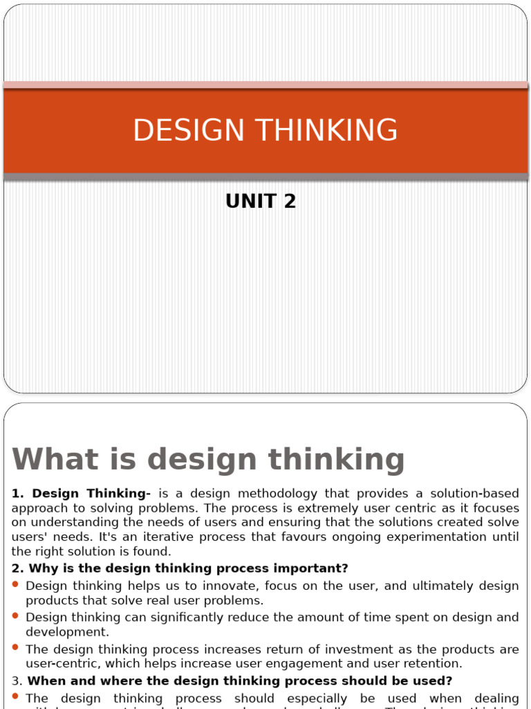 Design Thinking | PDF | Design Thinking | Thought