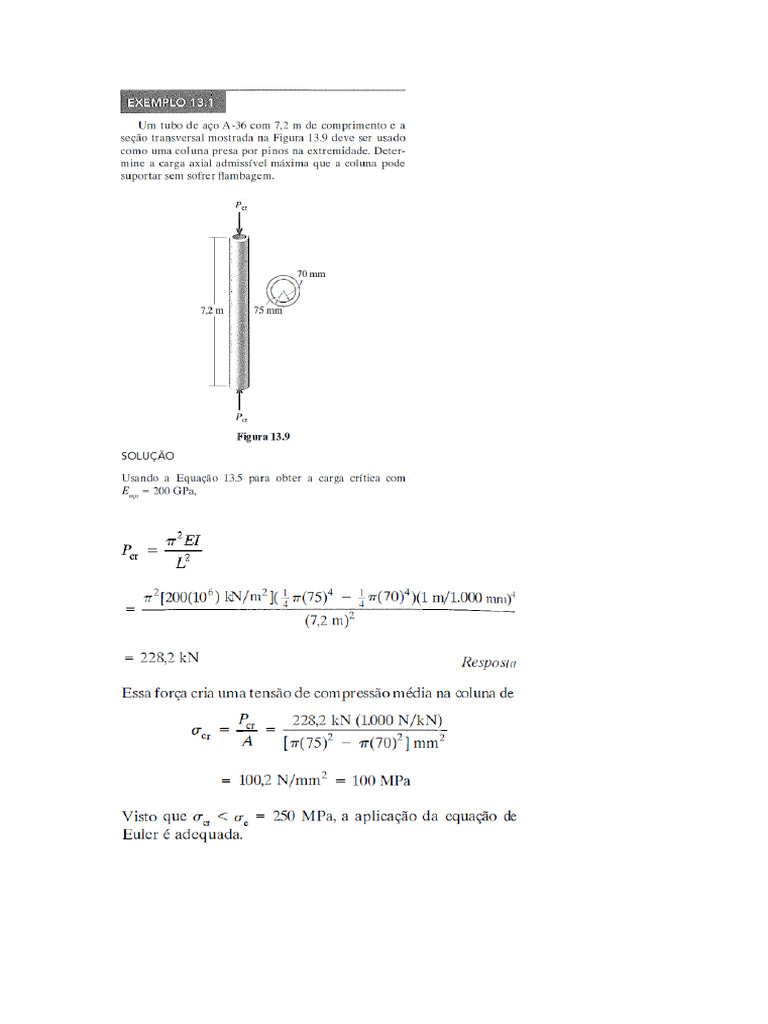 Exemplos Flambagem | PDF