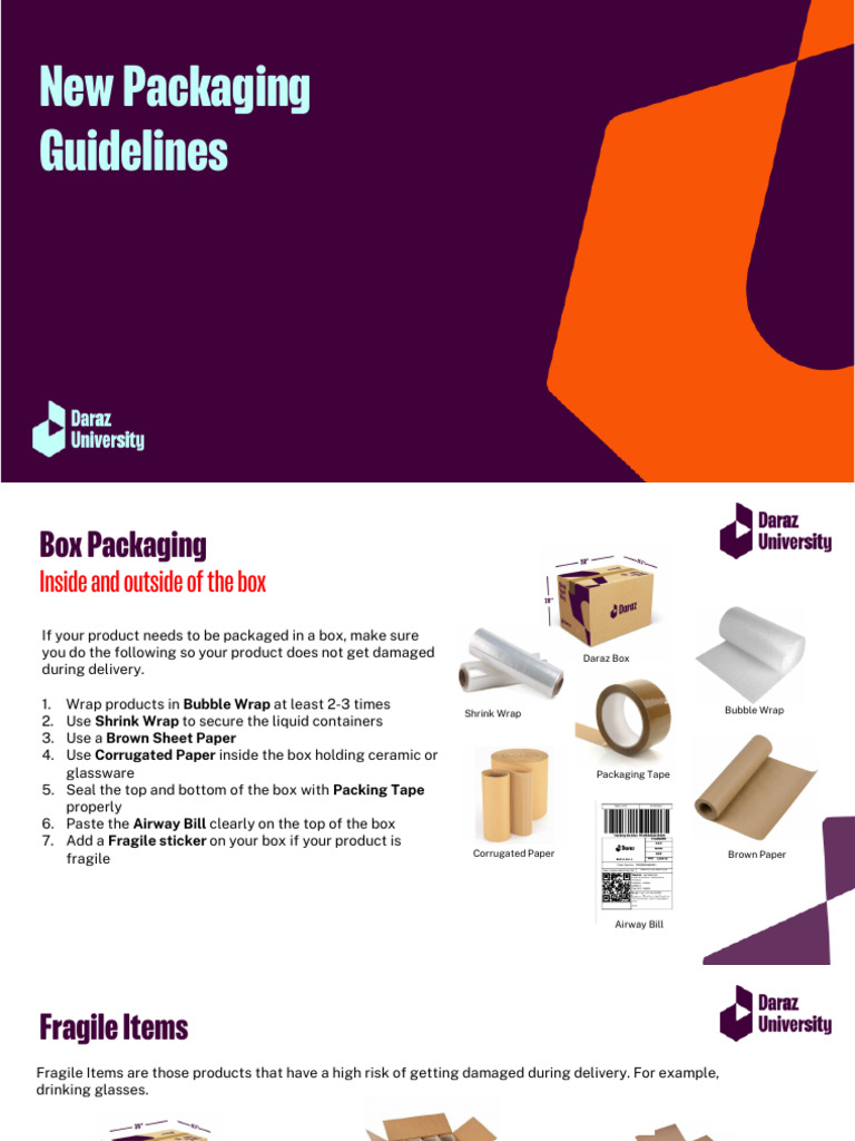 New Packaging Guidelines | PDF | Packaging And Labeling