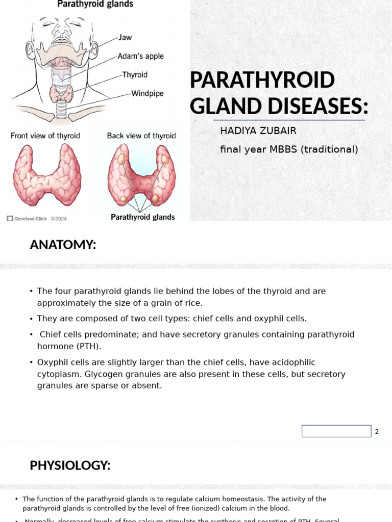 Parathyroid Gland Diseases | PDF | Medical Specialties | Clinical Medicine