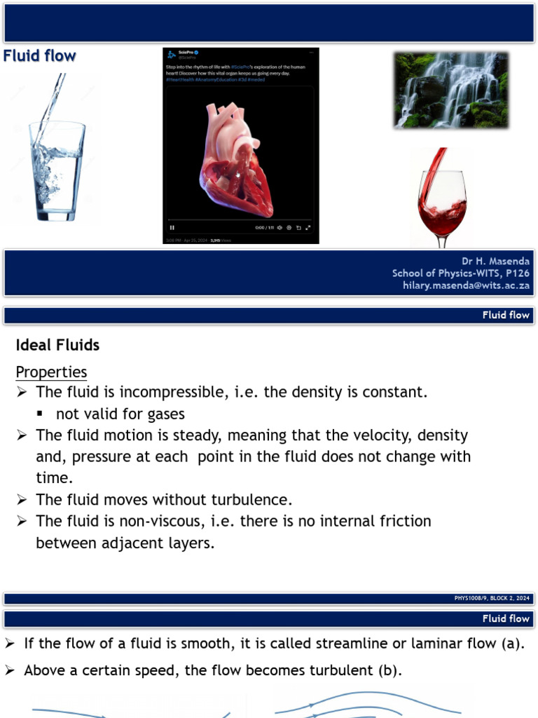 2.3+Fluid+flow.hm | PDF | Fluid Mechanics | Viscosity