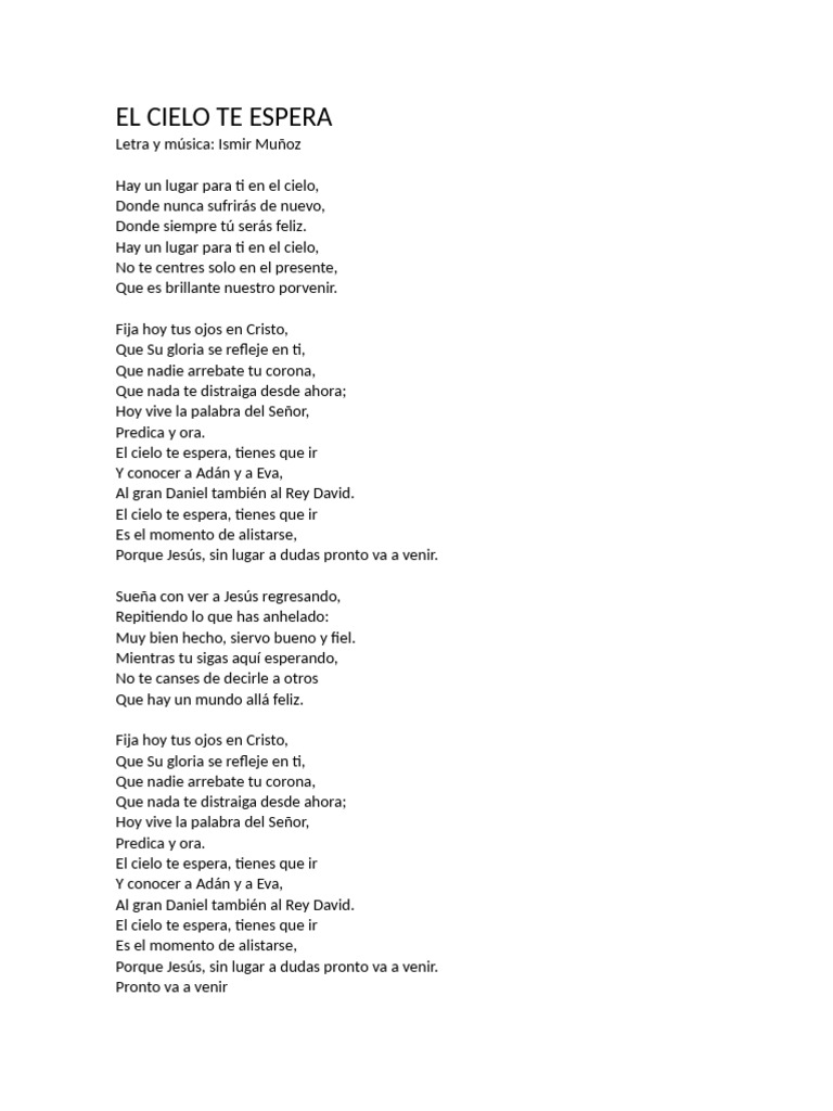 El Cielo Te Espera | PDF