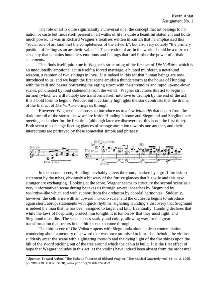 Wagner Paper 1 | PDF