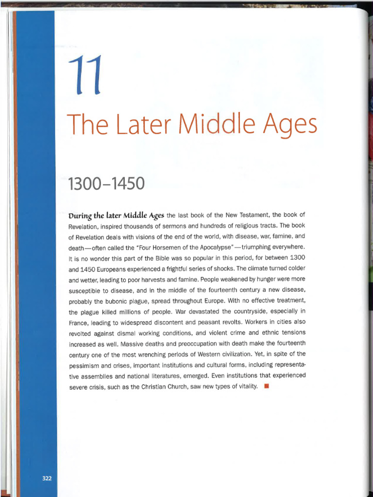 Ch. 11 Mckay Textbook Ed. 12 2017 Later Middle Ages 1297 - 001 | PDF
