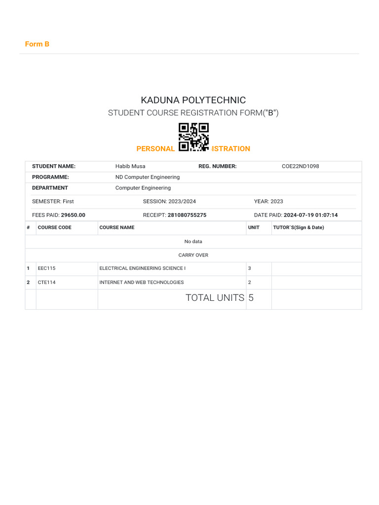 Kadpoly - Form B | PDF