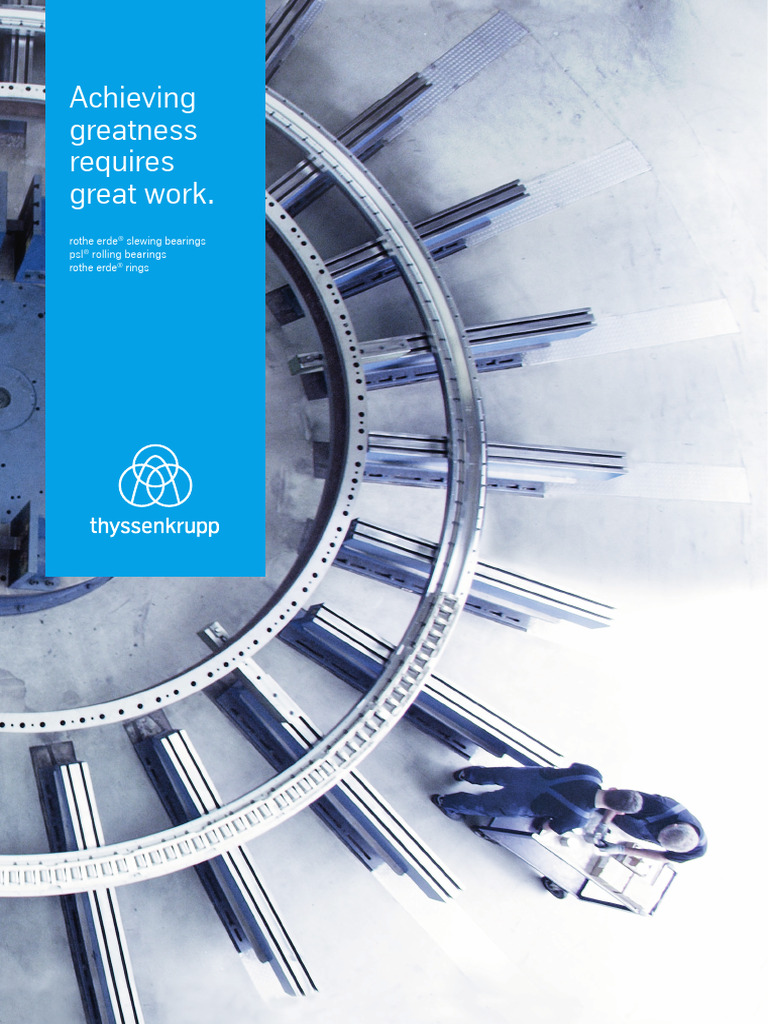 Thyssenkrupp Rothe Erde Image Brochure en | PDF | Bearing (Mechanical ...