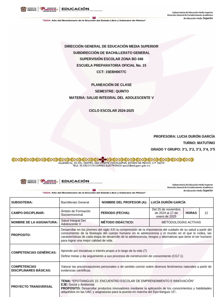 Sida V - LDG 3P | PDF | Evaluación | Maestros