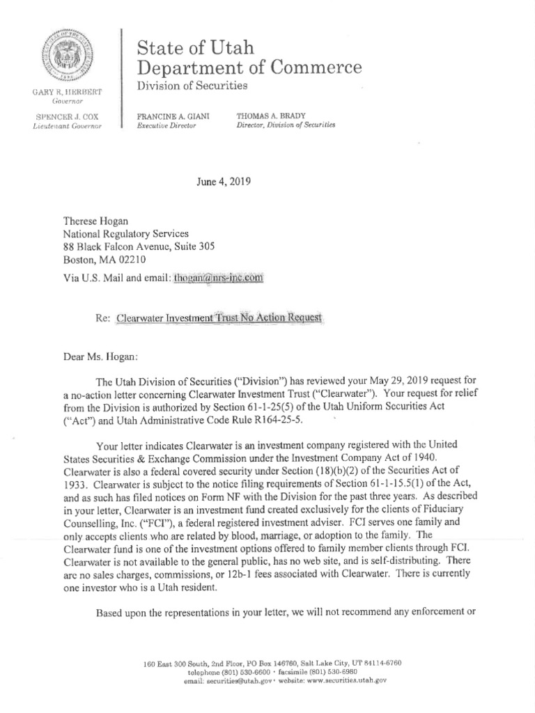 State of Utah - Department of Commerce | PDF