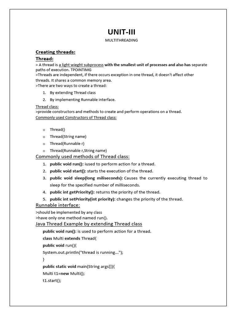 Java | PDF | Thread (Computing) | Computer Architecture Java | PDF | Thread (Computing) | Computer Architecture