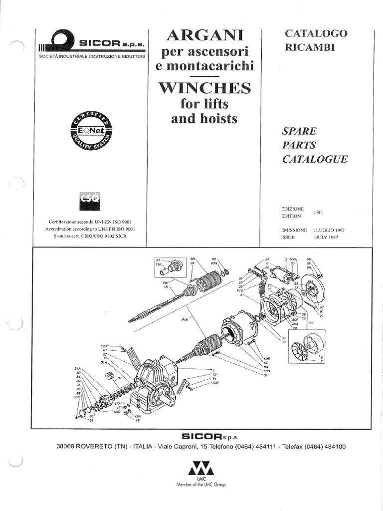 SR3000 Sicor Sparepartscatalogue | PDF