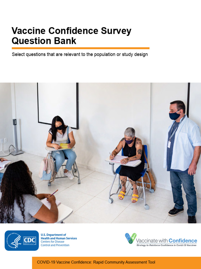 Vaccine Confidence Survey Question Bank | PDF | Health Professional ...