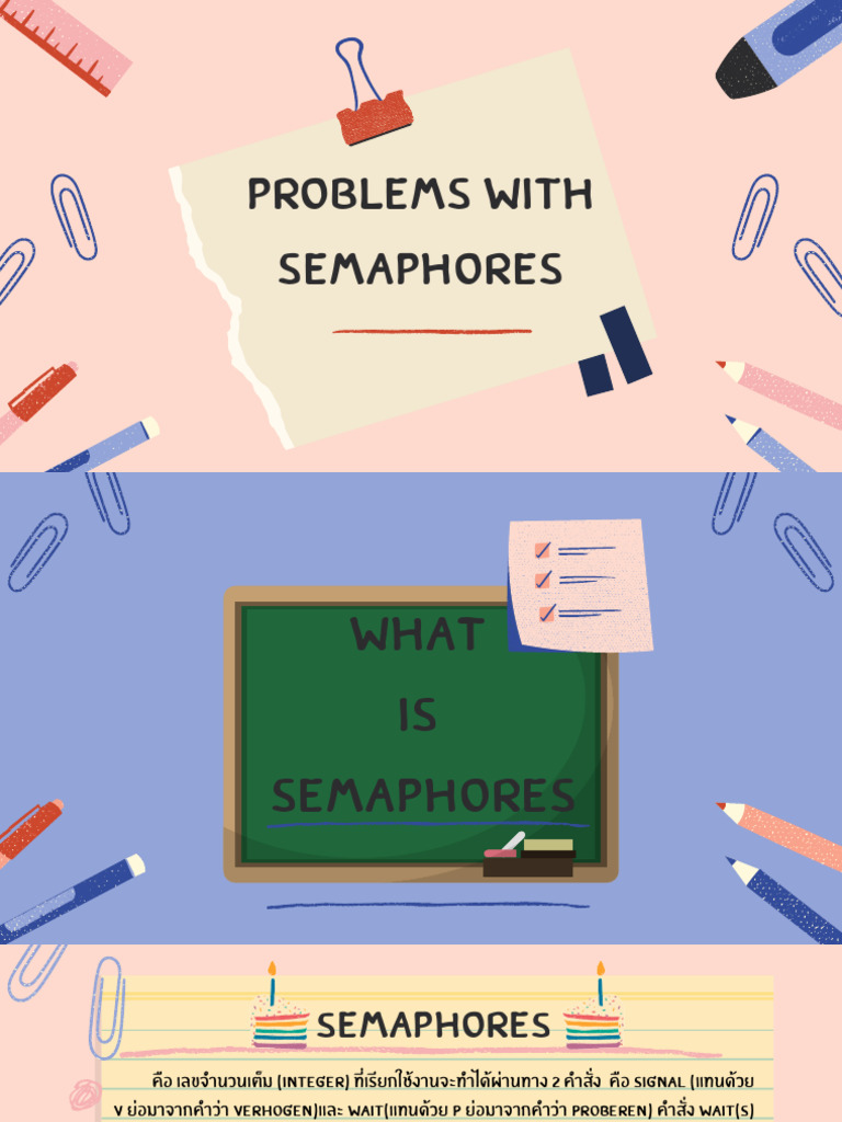 Problems With Semaphores | PDF