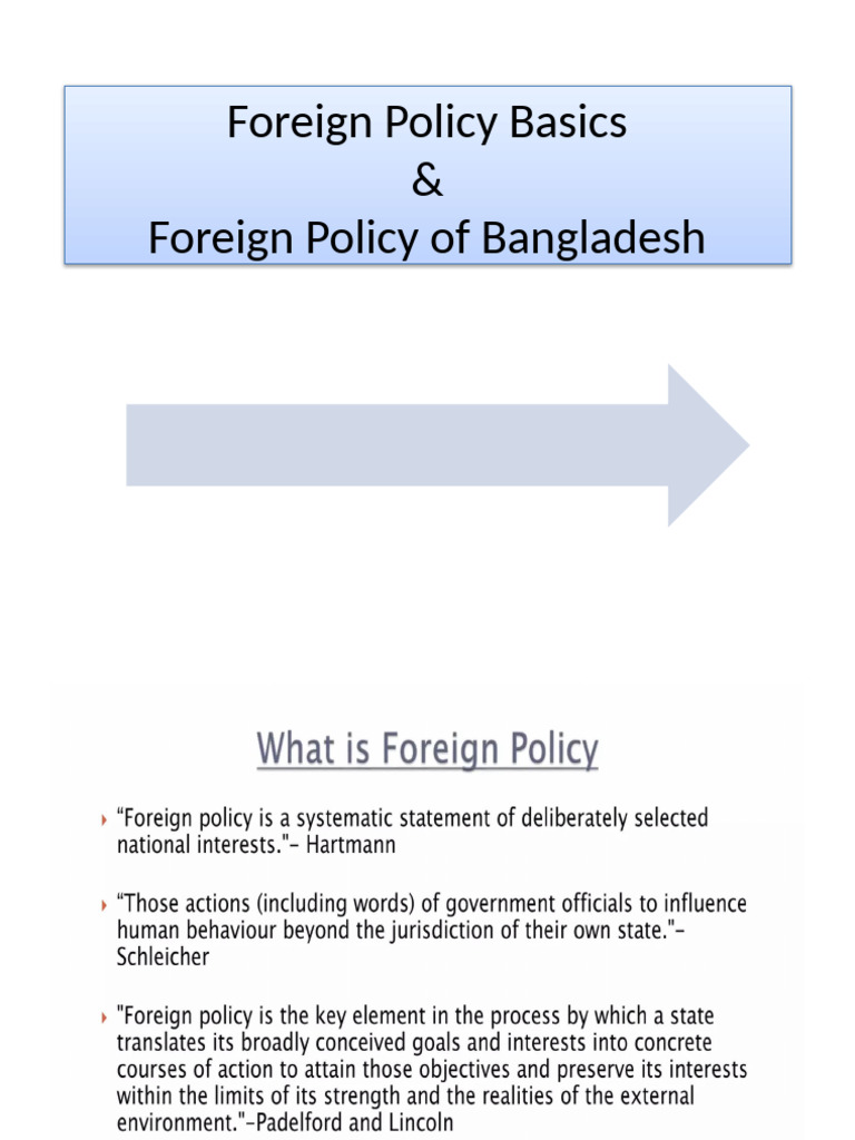 Bangladesh Foreign Policy Overview | PDF | Bangladesh | United Nations
