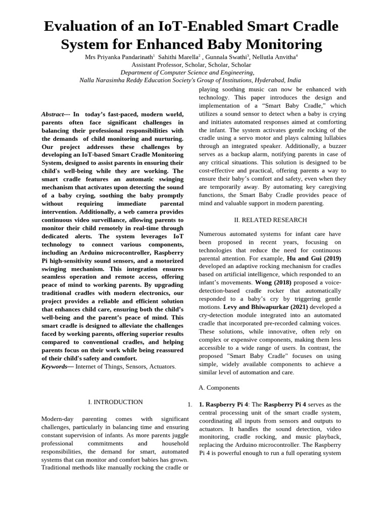 Paper Document | PDF | Arduino | Home Automation
