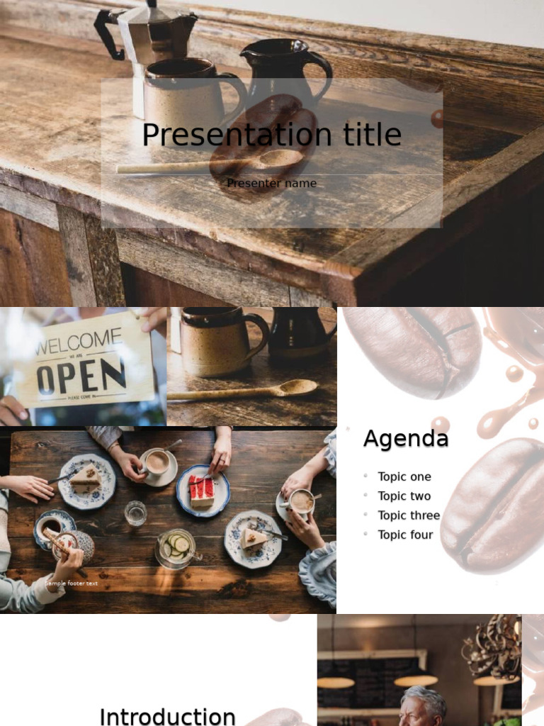 Coffee Corner Design Pdf Microsoft Power Point Software