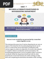 Housekeeping Room Status Codes | PDF